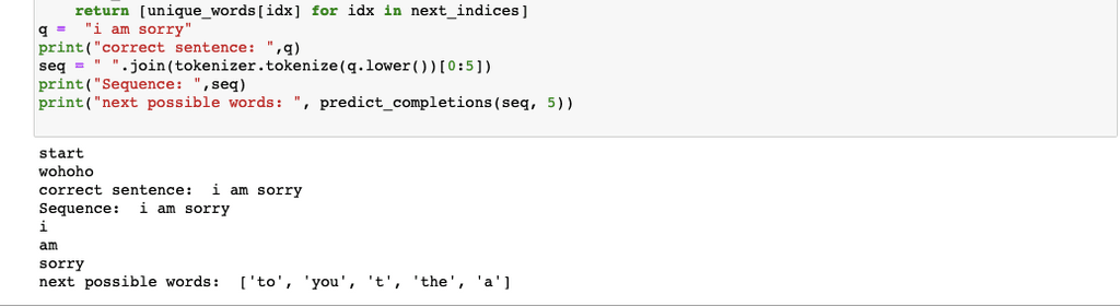 Sentence Autocomplete Devfolio 